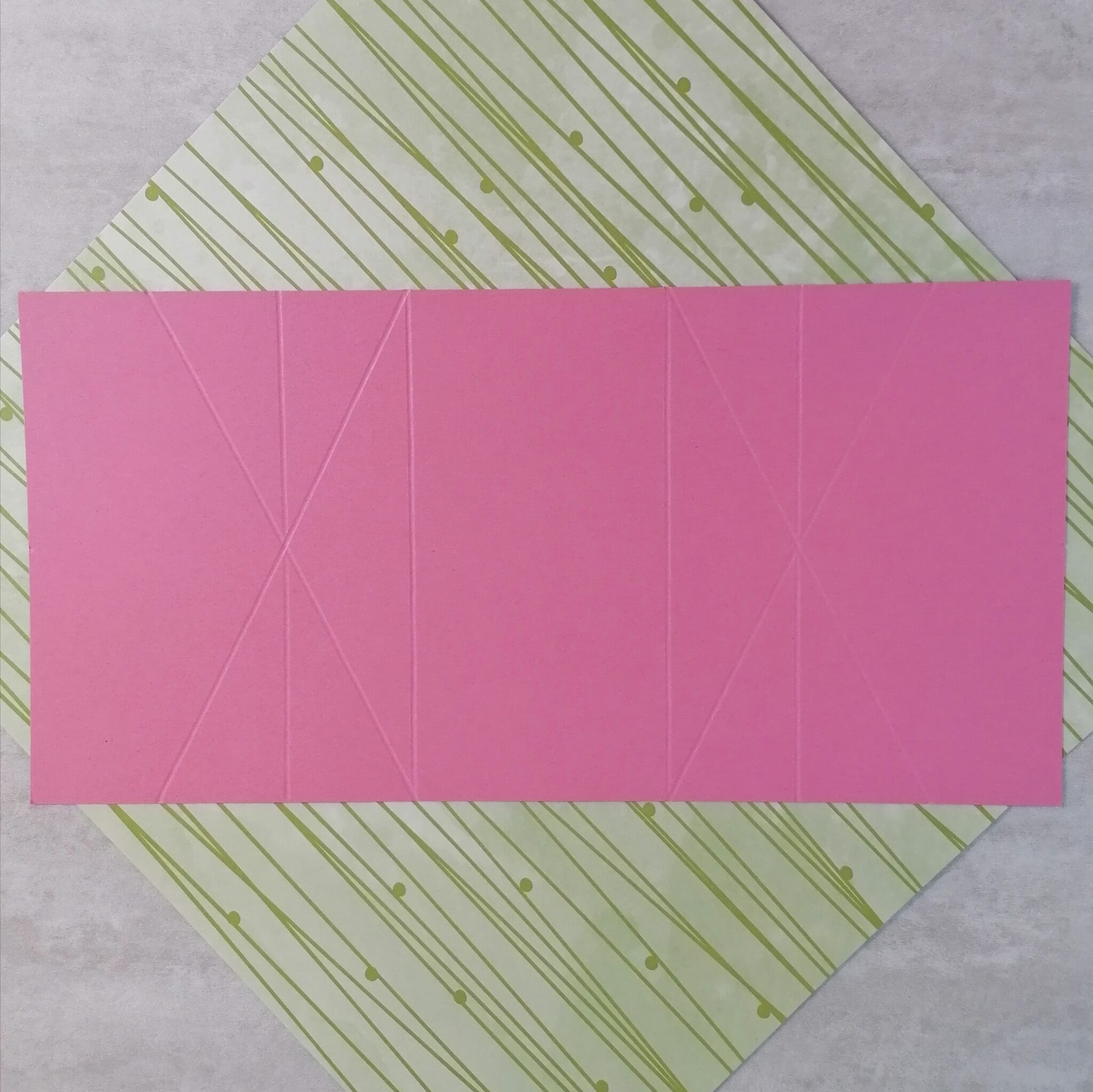 How to make a double diamond fold card… - The Songbird Stamper