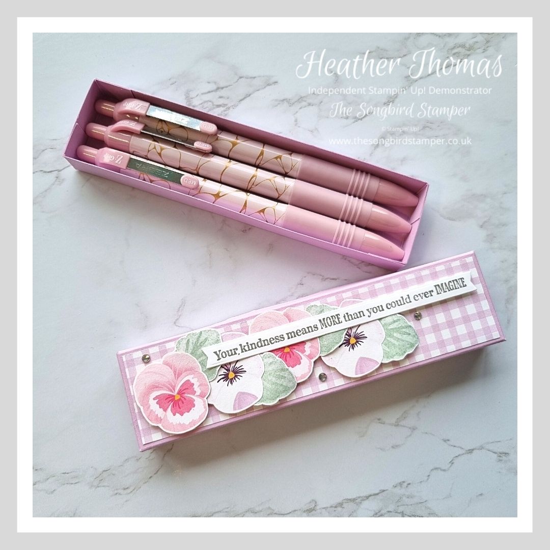 How to make a simple handmade thank you gift… - The Songbird Stamper