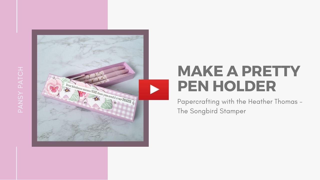 How to make a simple handmade thank you gift… - The Songbird Stamper