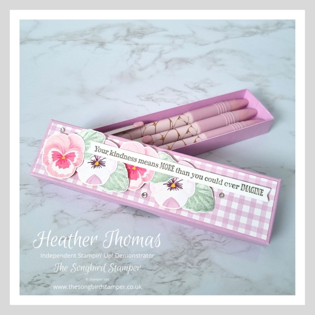 How to make a simple handmade thank you gift… - The Songbird Stamper