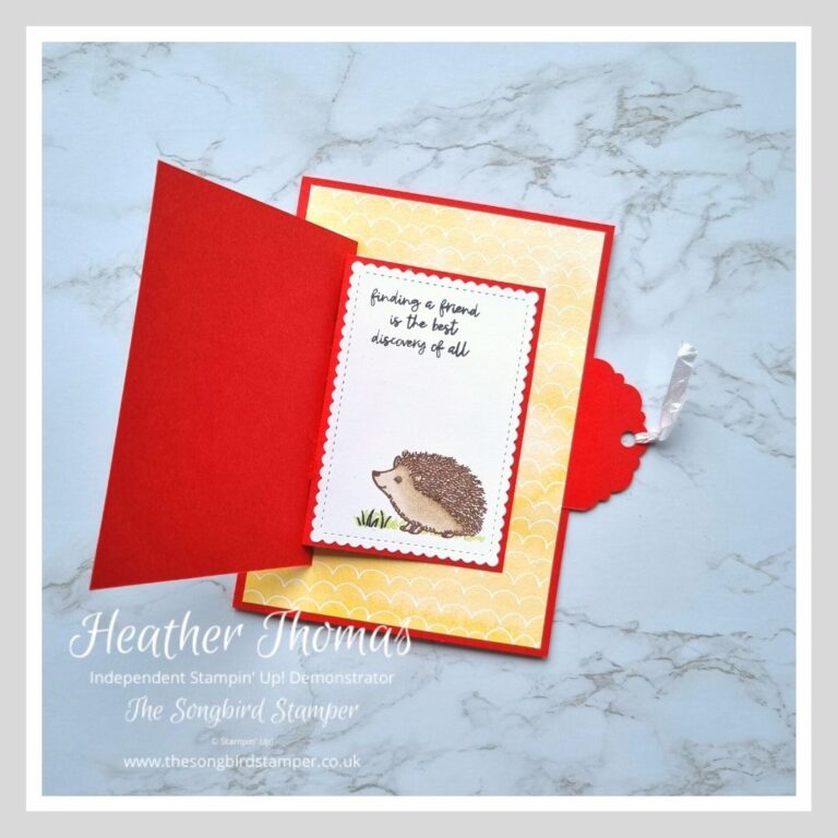 How to make a pull tab card – Stamptastic Friends Blog Hop Feb ’22 ...