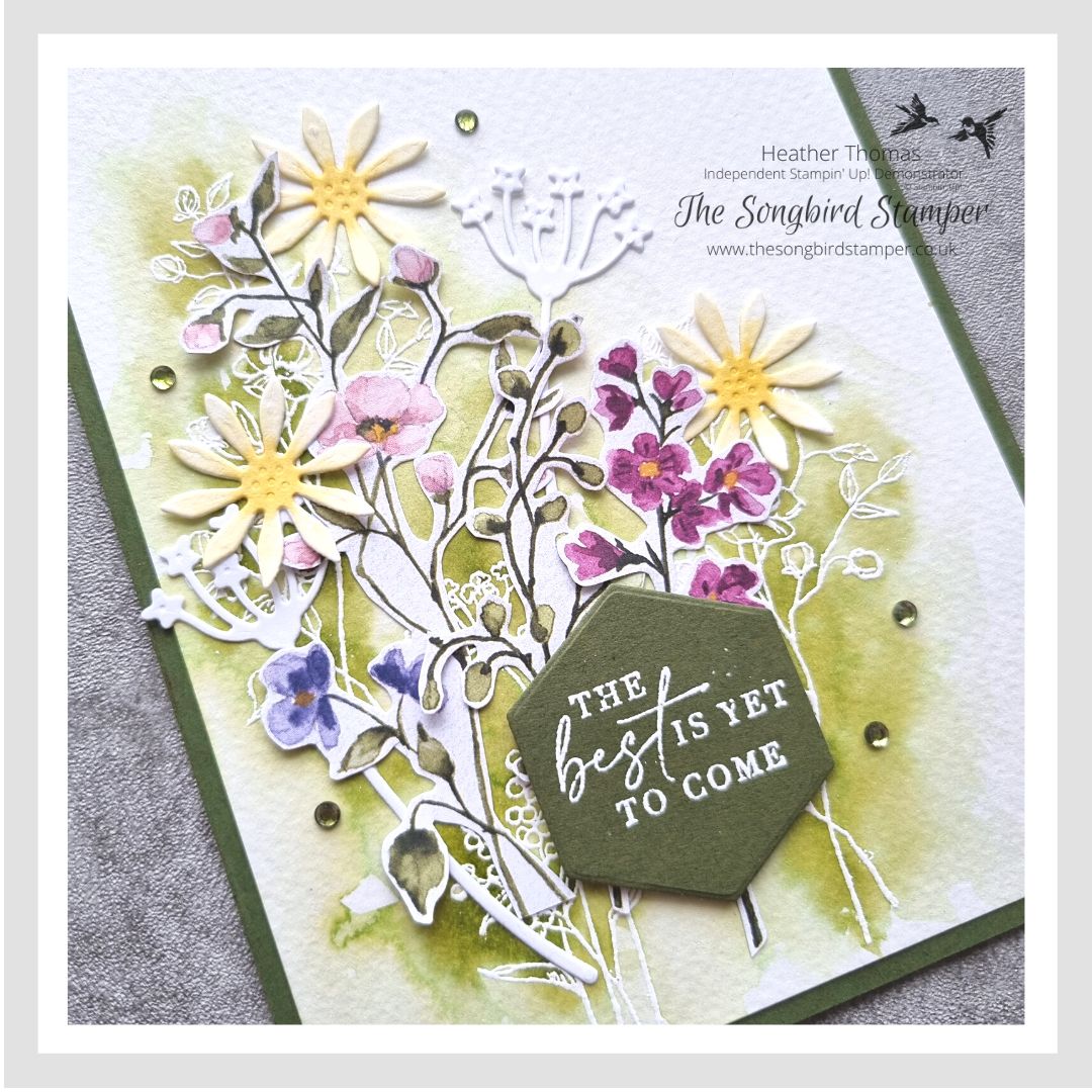 Watercolour Emboss Resist Technique… - The Songbird Stamper