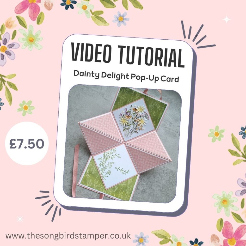 Hexagonal Roll-Up Box PDF and Video Tutorial - The Songbird Stamper