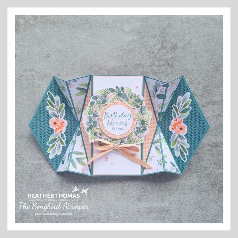 Make a double diamond fold card – Stamptastic Friends Blog Hop May ’24 ...