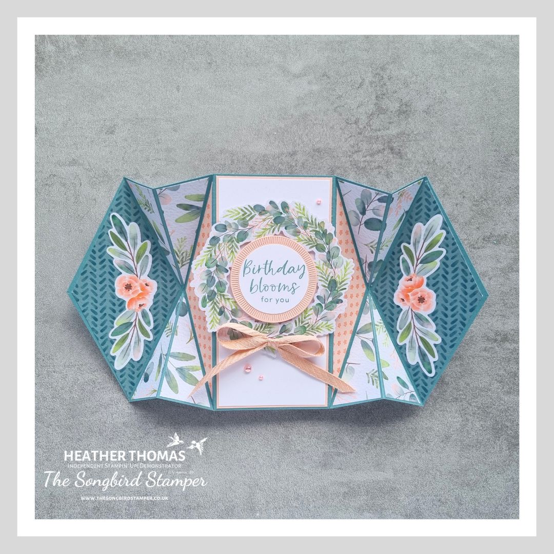 Make a double diamond fold card – Stamptastic Friends Blog Hop May ’24 ...