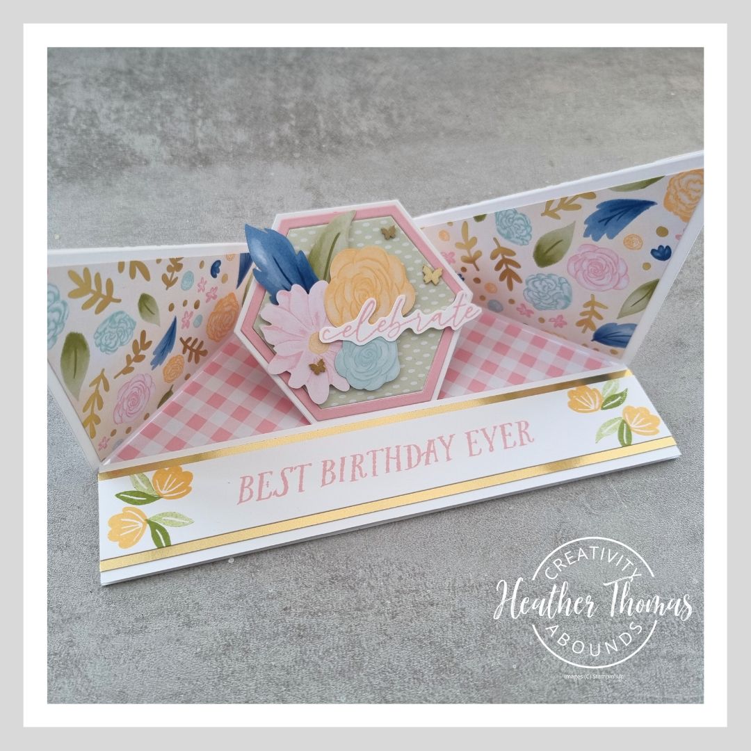 How to make a Double Corner Easel Card – Creativity Abounds Blog Hop ...
