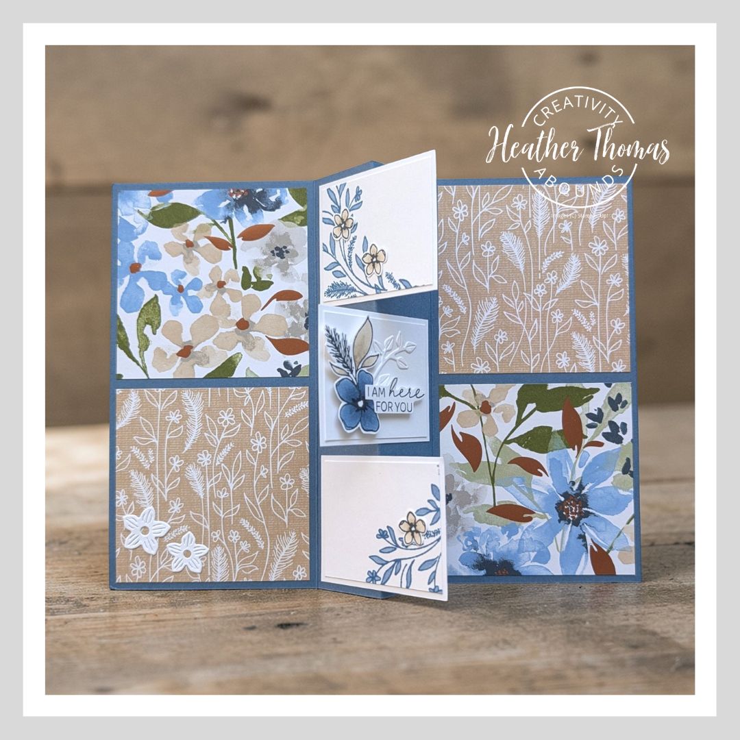 Elegant Fun Fold Sympathy Card – Creativity Abounds Blog Hop March ’26 ...